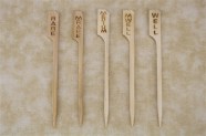 Bamboo Steak Burger Markers Unique Manufacturing Bamboo Steak Burger Markers Unique Manufacturing