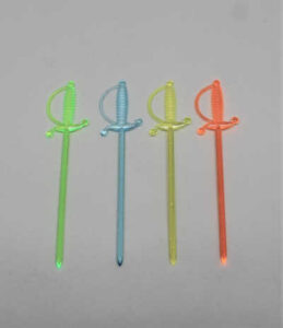 Sword Picks for Food in 2 Sizes and 3 Color Options